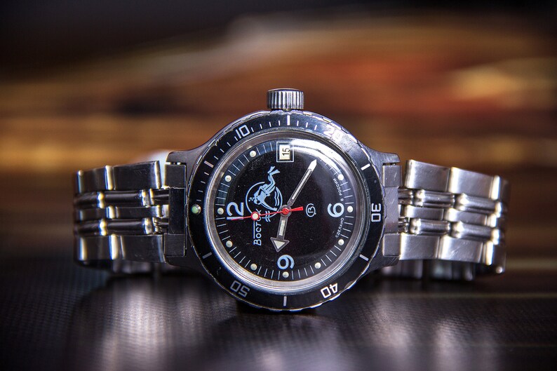 Amphibian Watch Automatic Watch Diver Watch Vostok Amphibia Mechanical ...