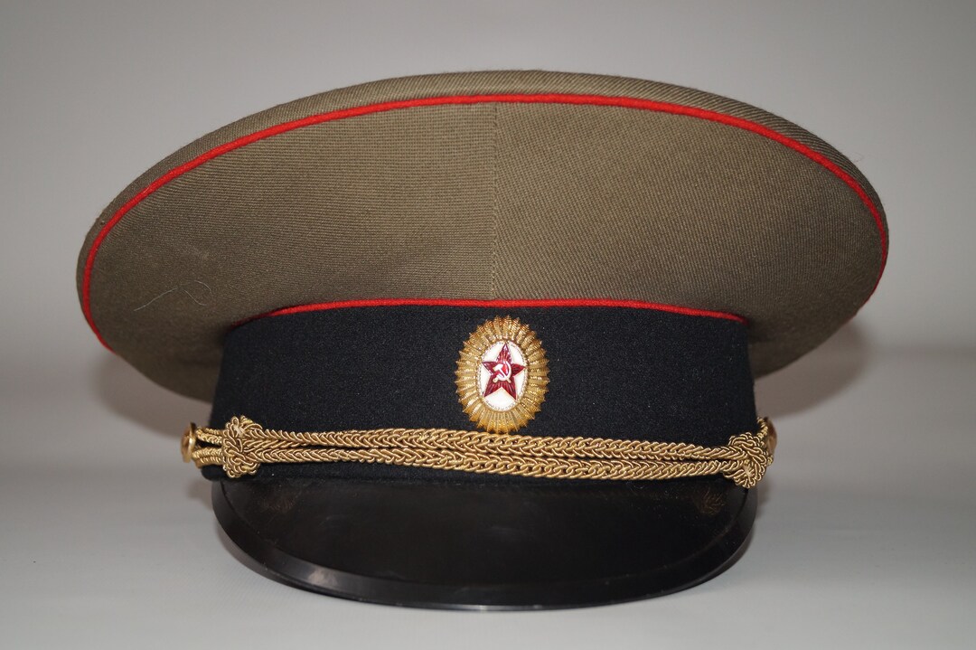 Soviet Cap of the Soviet Army Made in the Era of the Soviet Union in ...