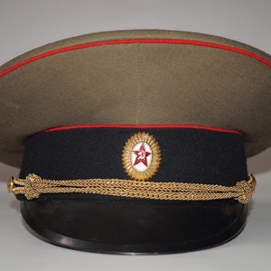Soviet Cap of the Soviet Army Made in the Era of the Soviet Union in ...