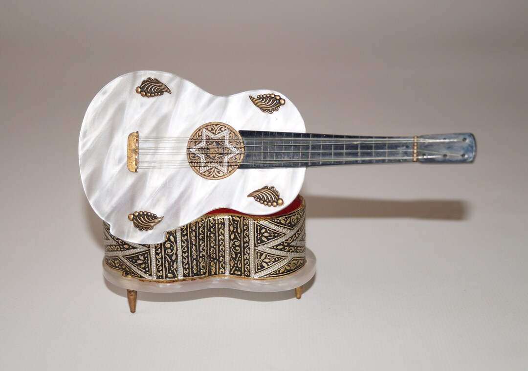 Plastic Guitar Box Guitar Box Mini Guitar Box Jewelry Box Handmade ...