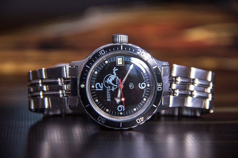 Amphibian Watch Automatic Watch Diver Watch Vostok Amphibia Mechanical ...