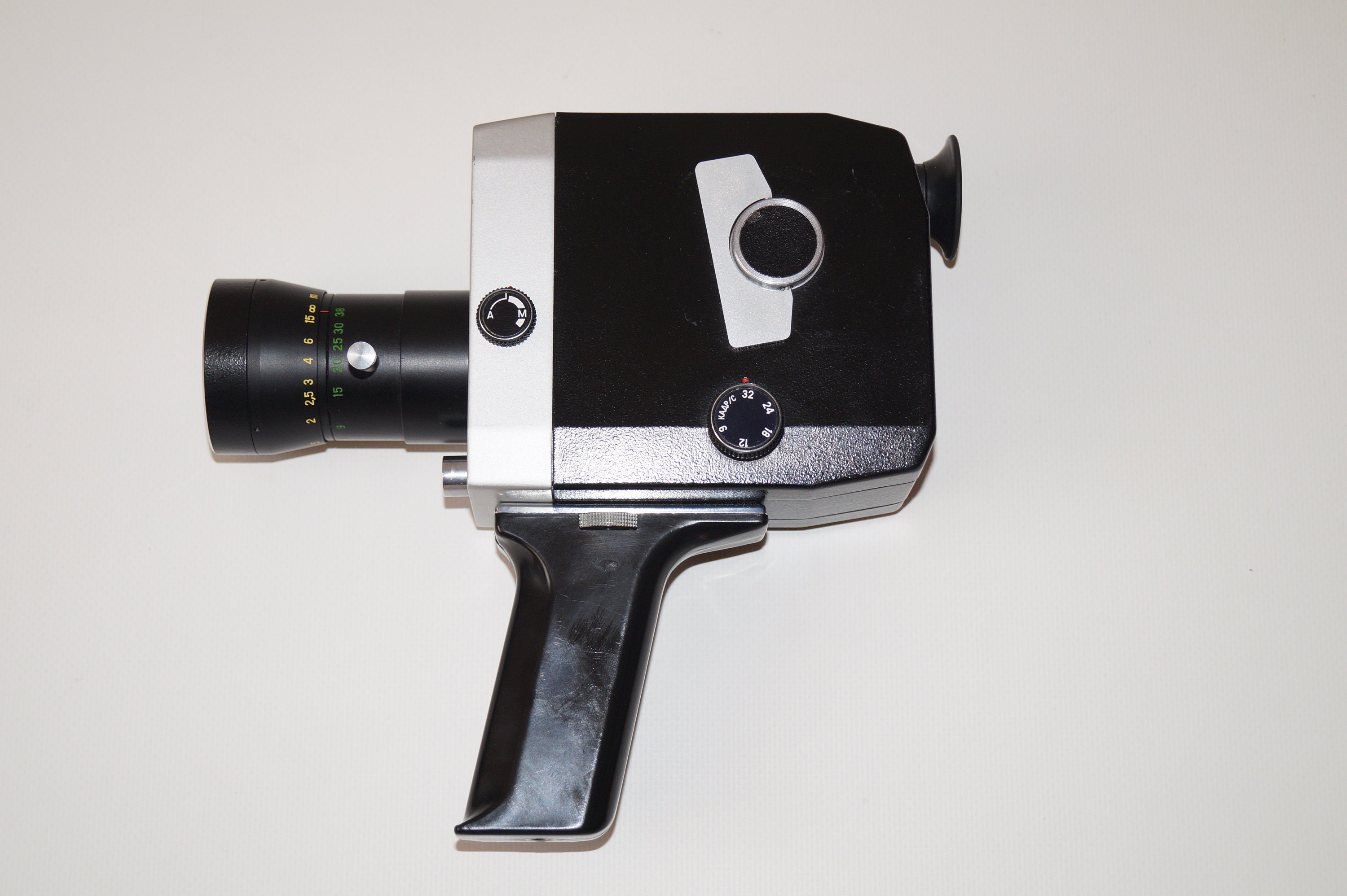 Cine Camera Quartz Soviet Movie Camera Quartz 1-8 С-2 Cine - Etsy
