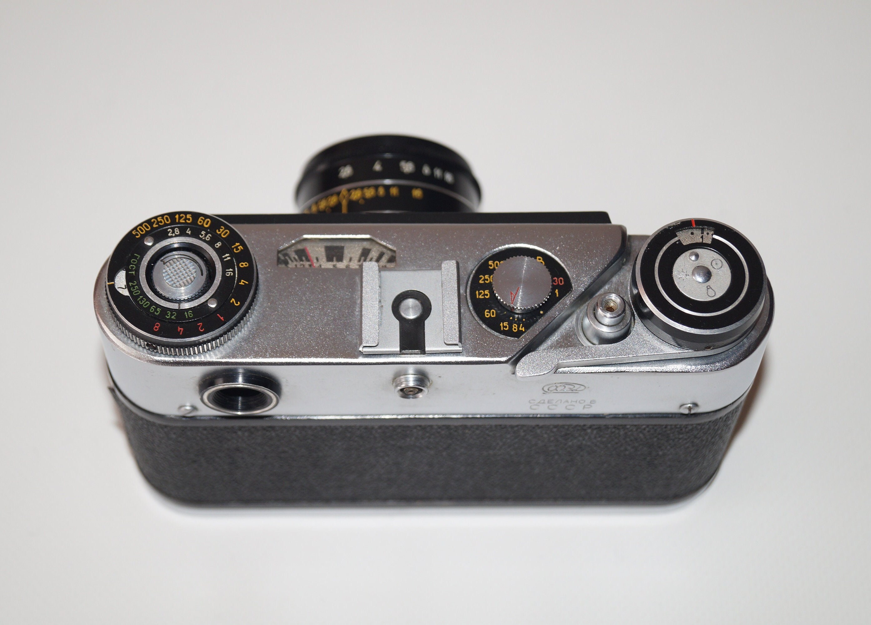 leather FED stylish camera glass collection of cameras black metal ...