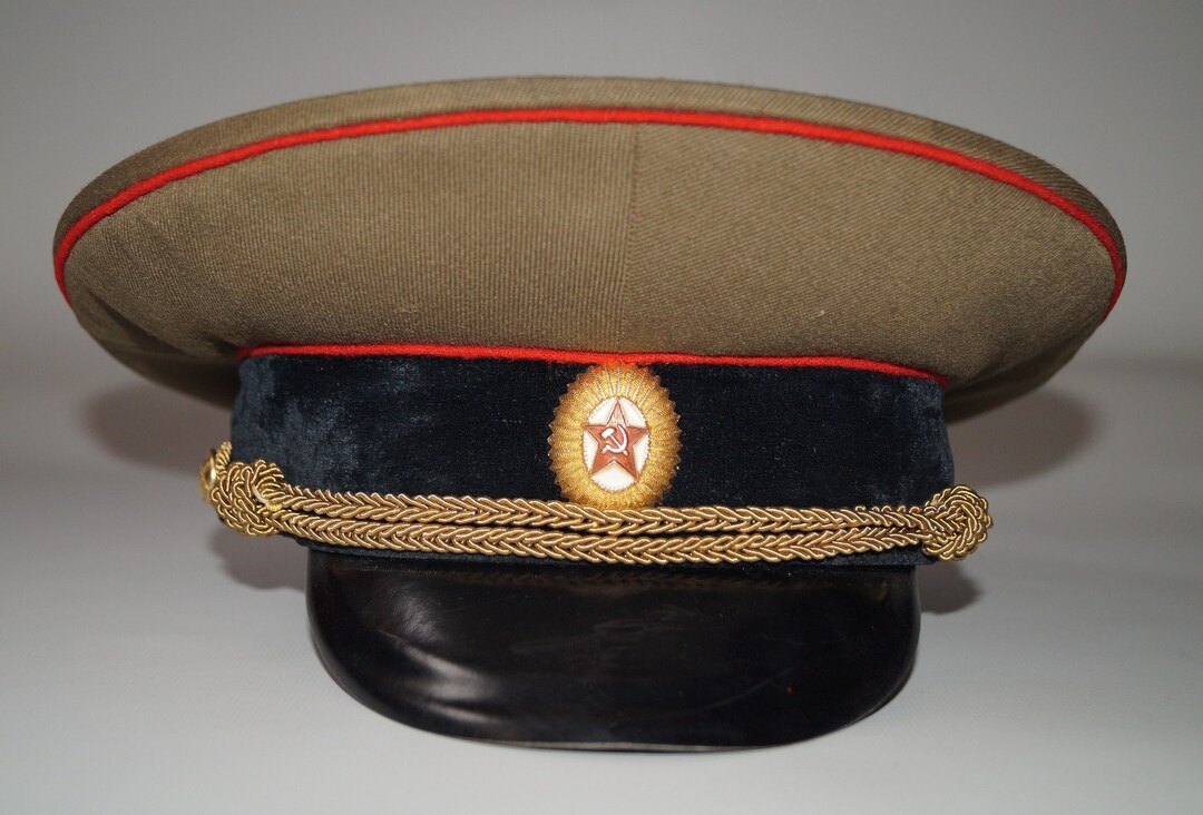 Soviet Cap of the Soviet Army Made in the Era of the Soviet Union in ...