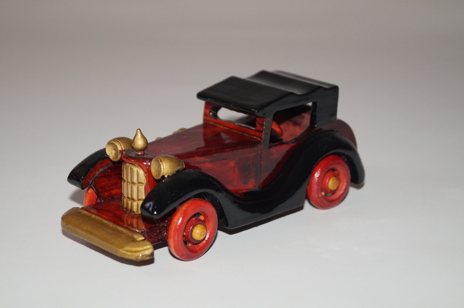 Wood car Model car Old automobile Wood car model Car model Car | Etsy