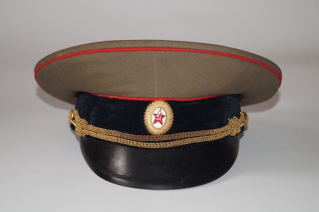 Soviet Hat Army Hat Military Hat USSR Hat Officer Cap Soviet - Etsy