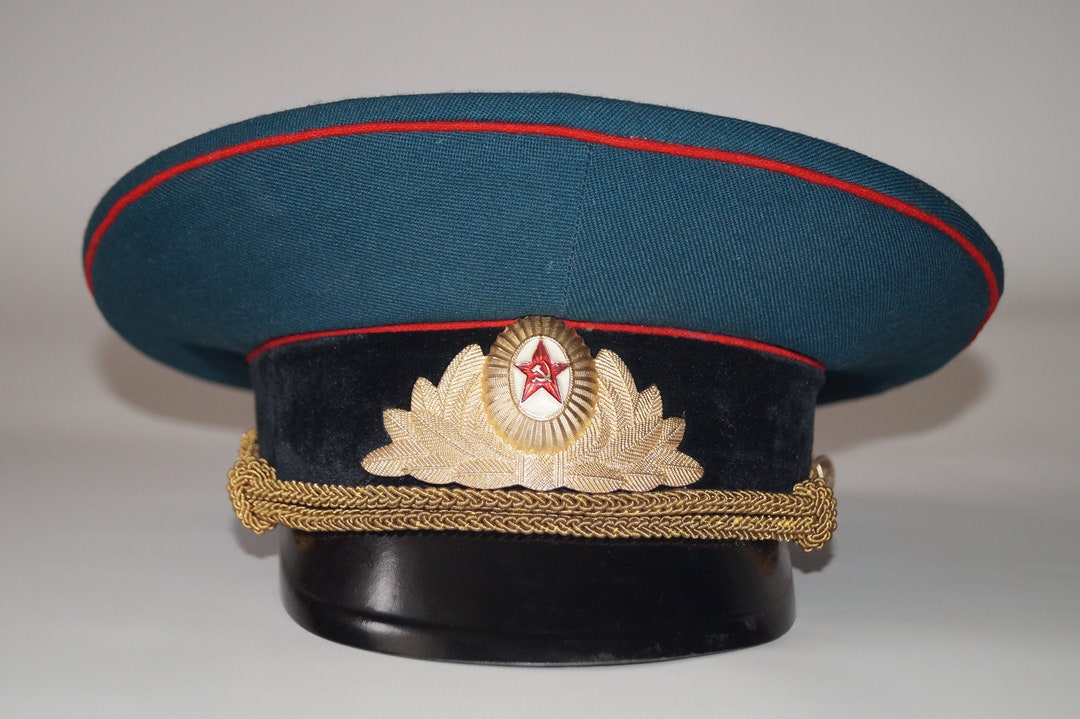 Soviet Cap of the Soviet Army Made in the Era of the Soviet Union in ...