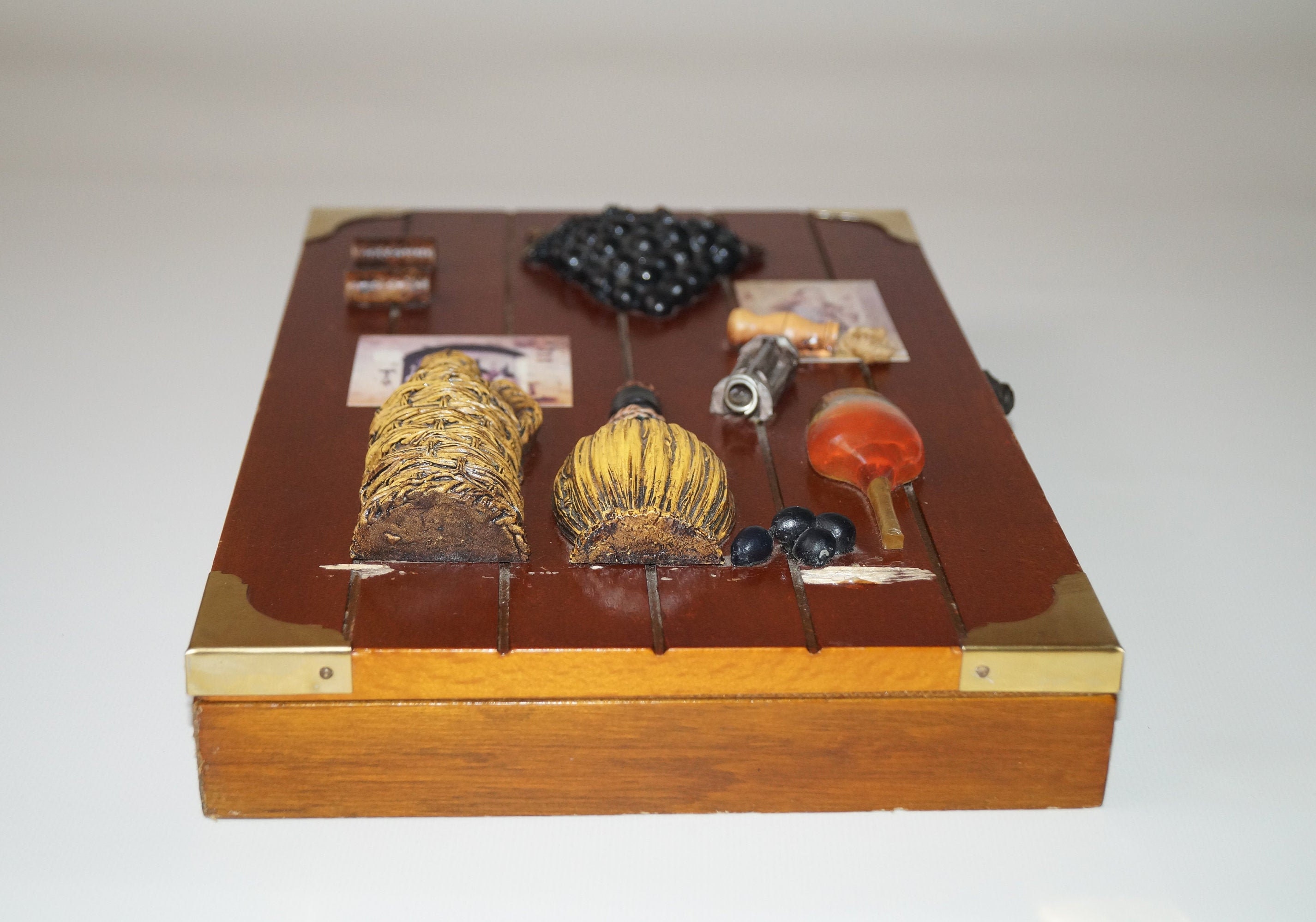 Key Box Soviet Key Box Old Key Box Wooden Key Box Retro Key Box Key ...