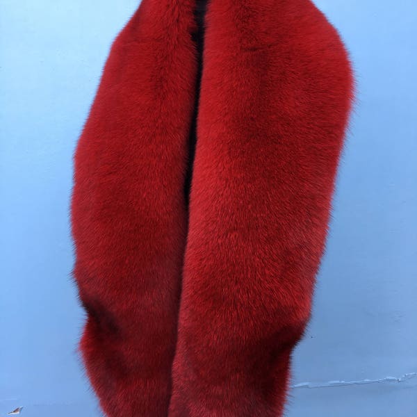 Red Fox Scarf - Etsy