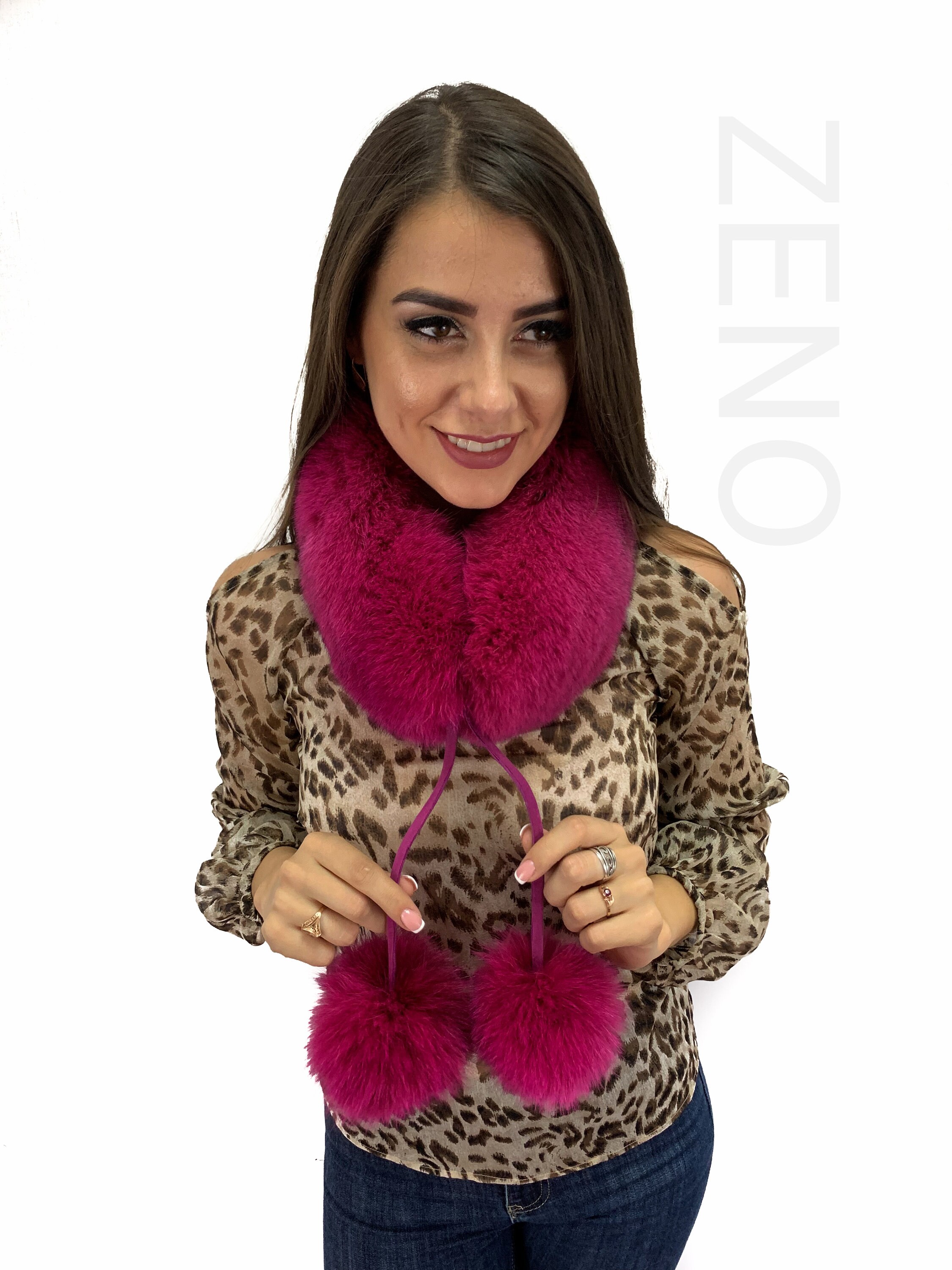 Transformer Arctic Fox Fur Dark Pink Boots/hands Cuffs Scarf | Etsy