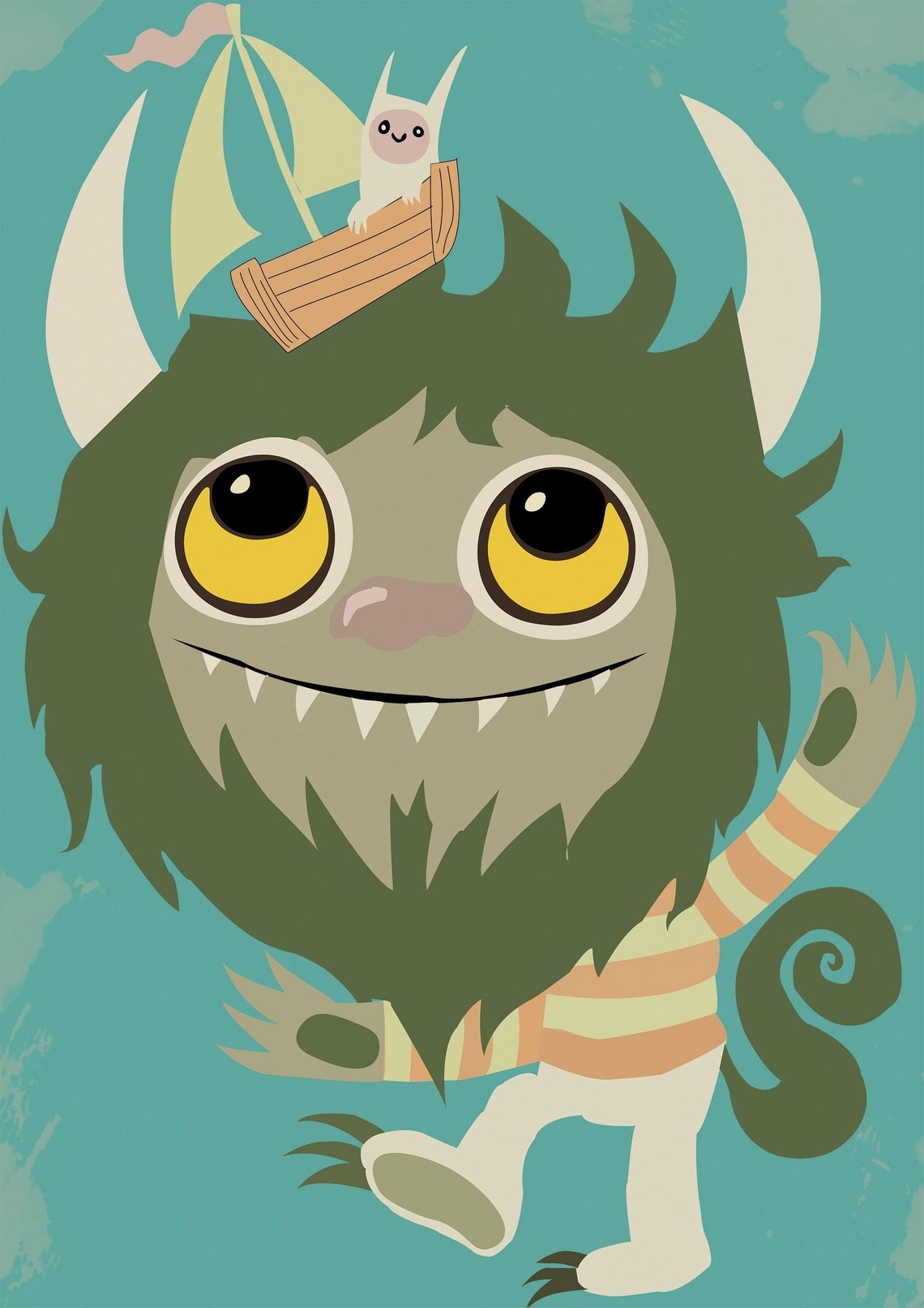 Where the Wild Things Are\ Where the Monsters Live\ Monster and Child ...