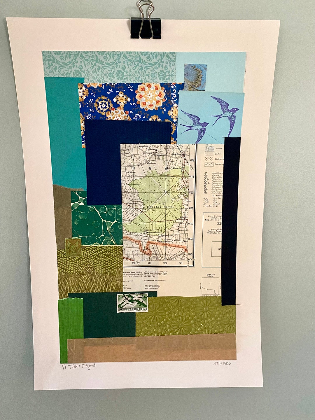 Original Collage Artwork - Etsy
