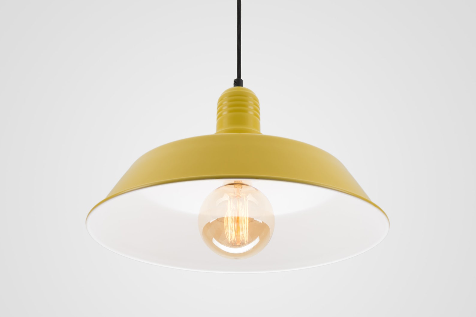 Emil Ceiling Pendant Lamp | Yellow | Retro | Loft | Industrial ...