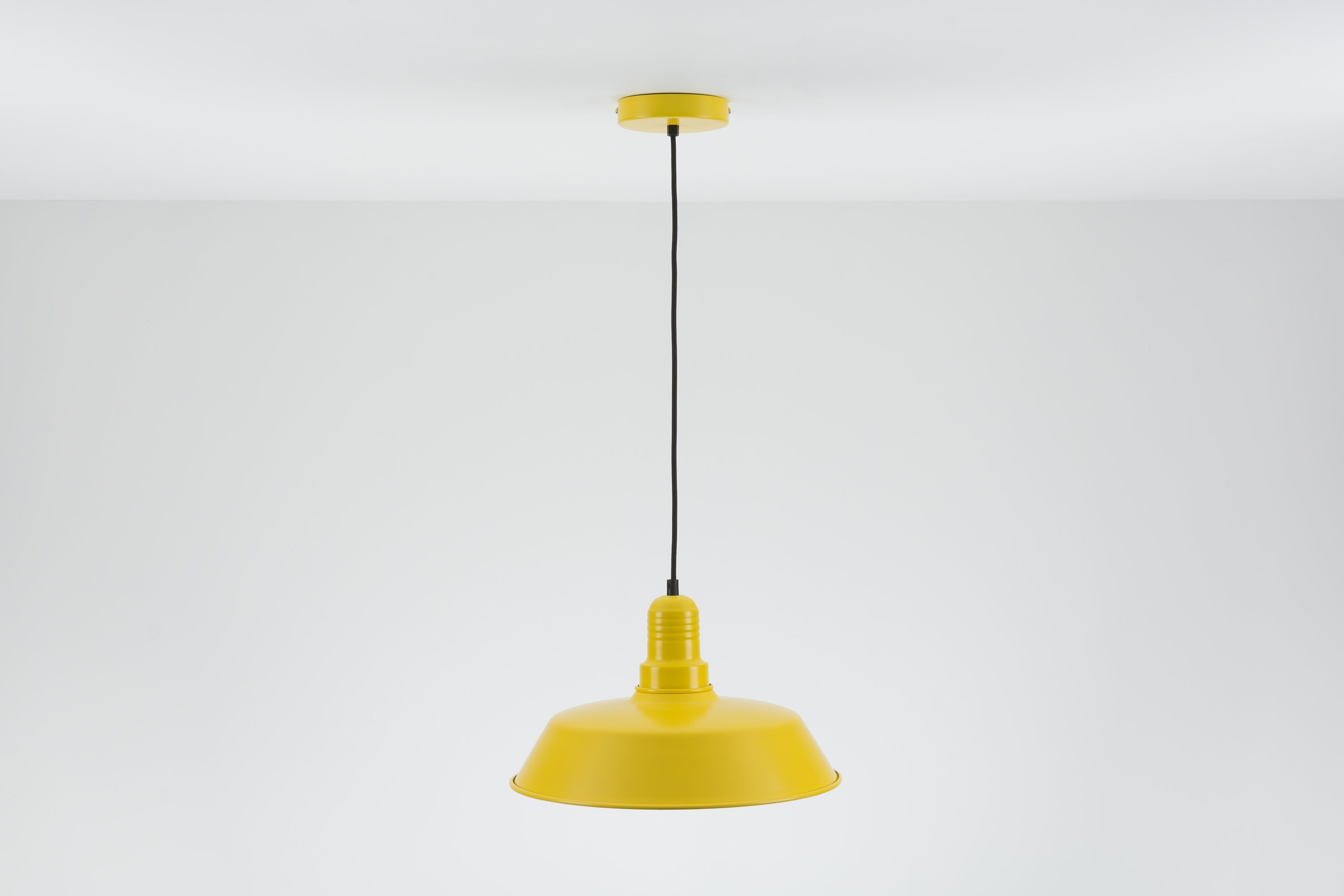 Emil Ceiling Pendant Lamp | Yellow | Retro | Loft | Industrial ...