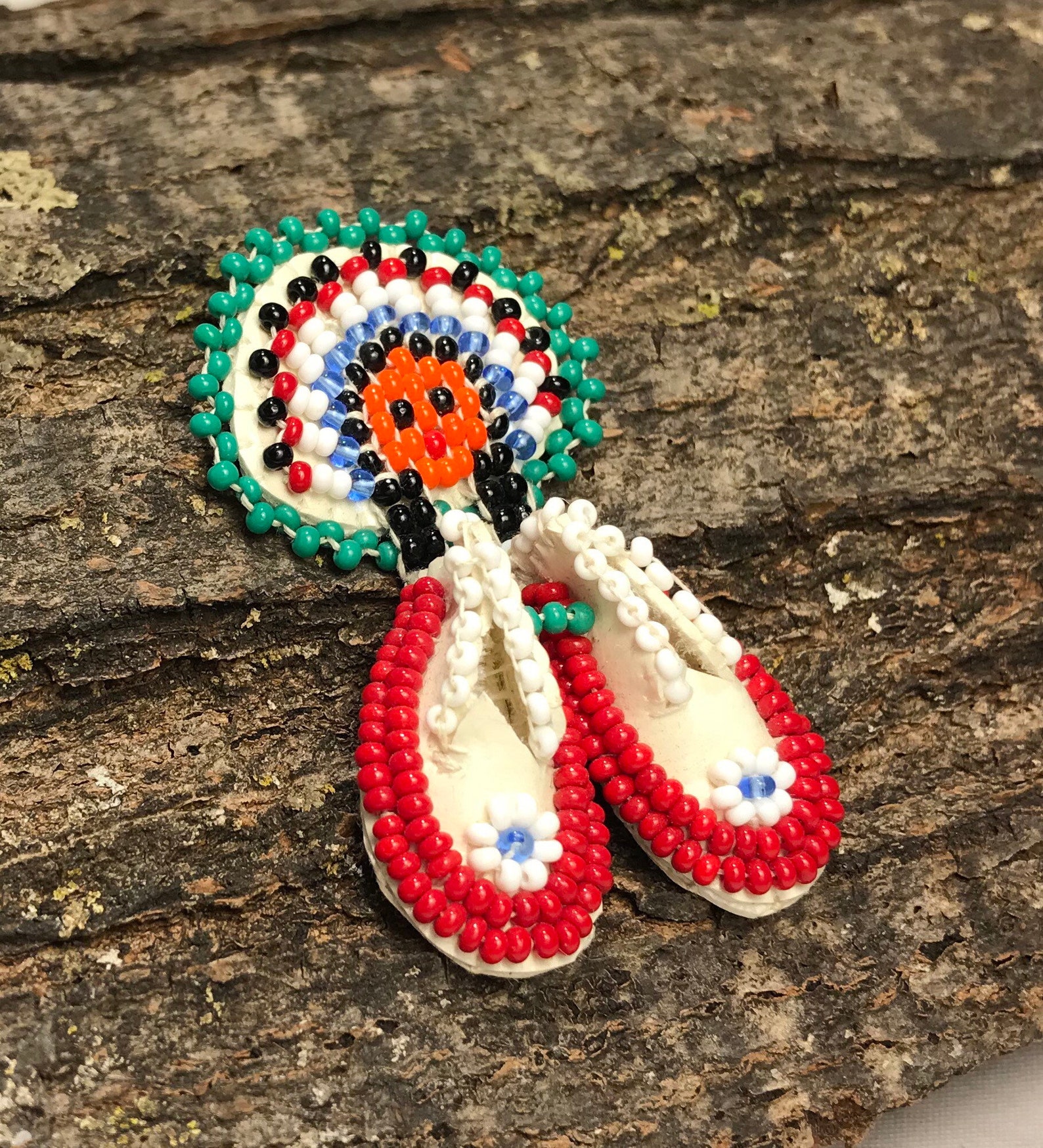 Vintage Native American Miniature Chief Figure With Moccasins - Etsy