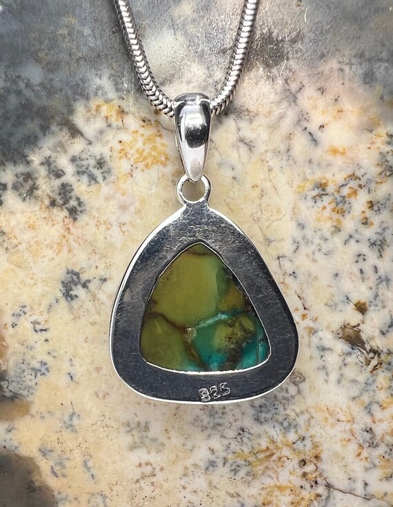 Polished Freeform Turquoise Cabochon Sterling Silver … - Gem
