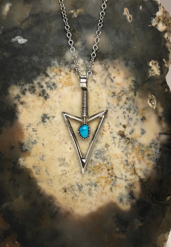 native american sterling arrowhead - Gem