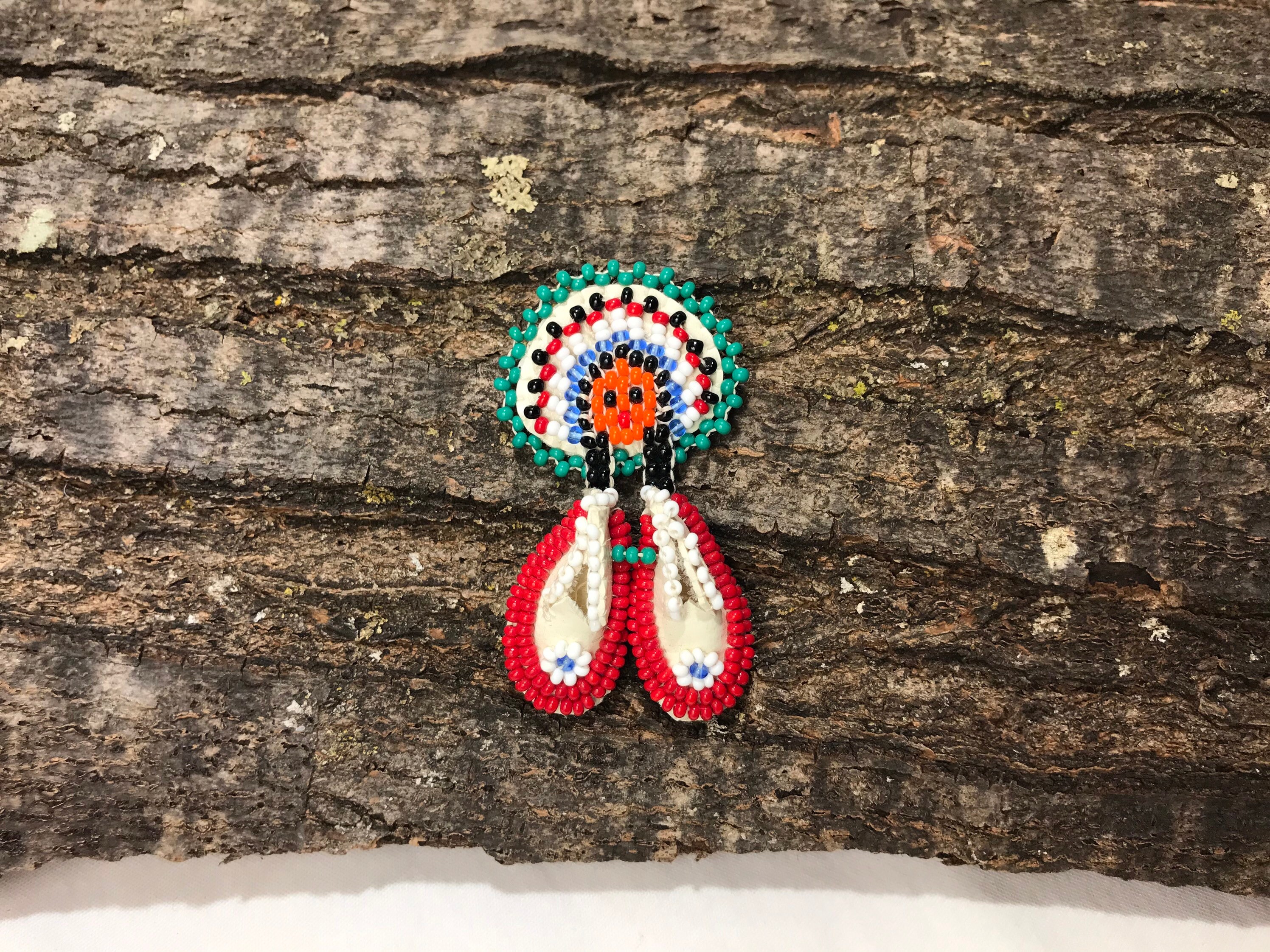 Vintage Native American Miniature Chief Figure With Moccasins - Etsy