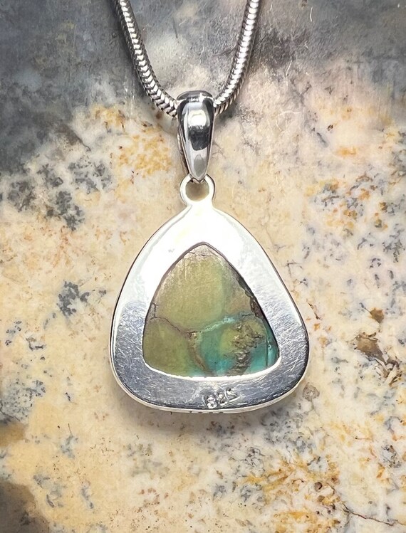 Polished Freeform Turquoise Cabochon Sterling Silver … - Gem