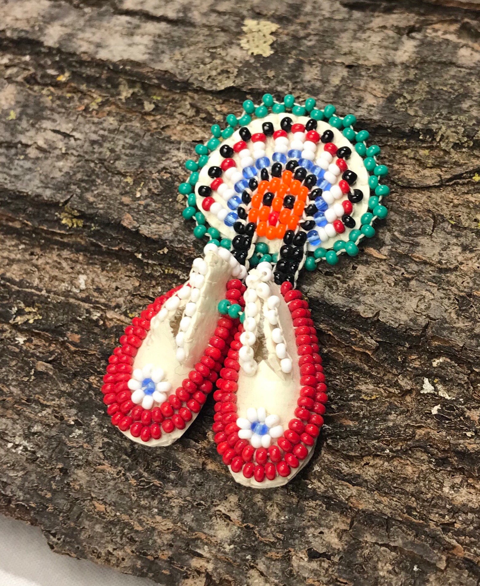 Vintage Native American Miniature Chief Figure With Moccasins - Etsy