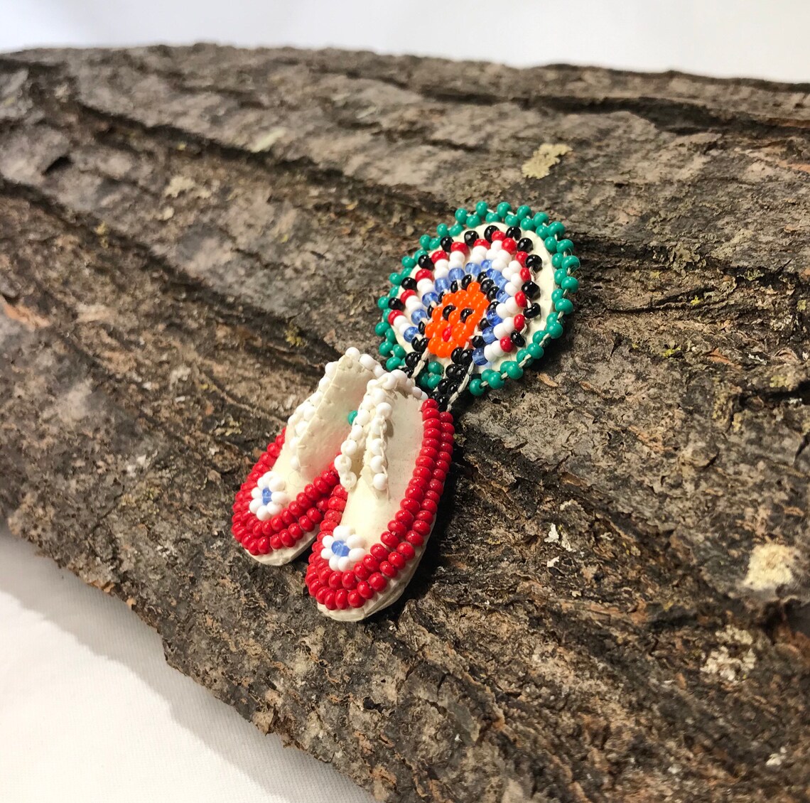 Vintage Native American Miniature Chief Figure With Moccasins - Etsy