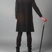 Mens Black Tudor Inspired Sleeveless Overcoat - Etsy