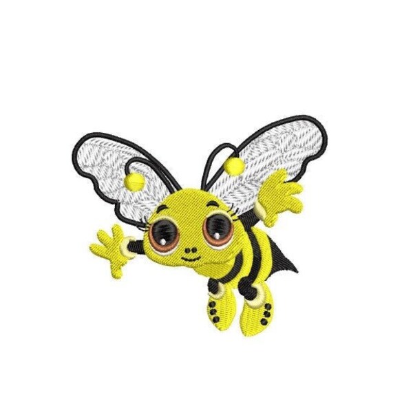 Bee Embroidery - Etsy