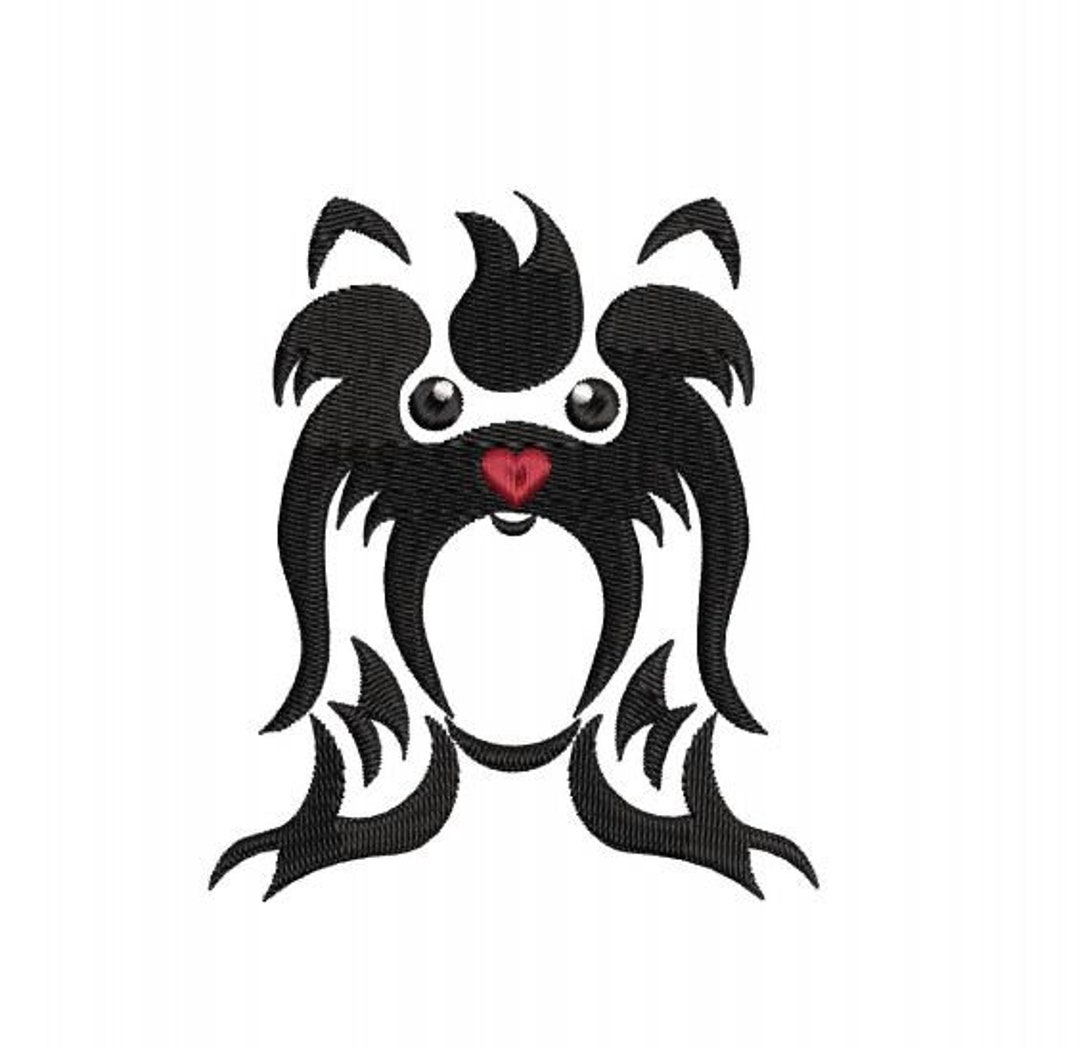 MITZEY der Welpe ist ein Maschinenstickerei-Design das ein - Etsy.de