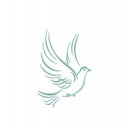Dove Embroidery Dove Embroidery Design Instant Download - Etsy