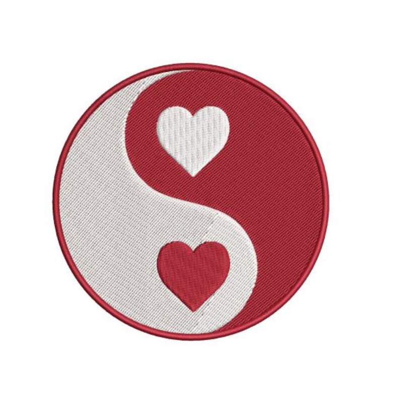 Yin Yang Hearts - Etsy