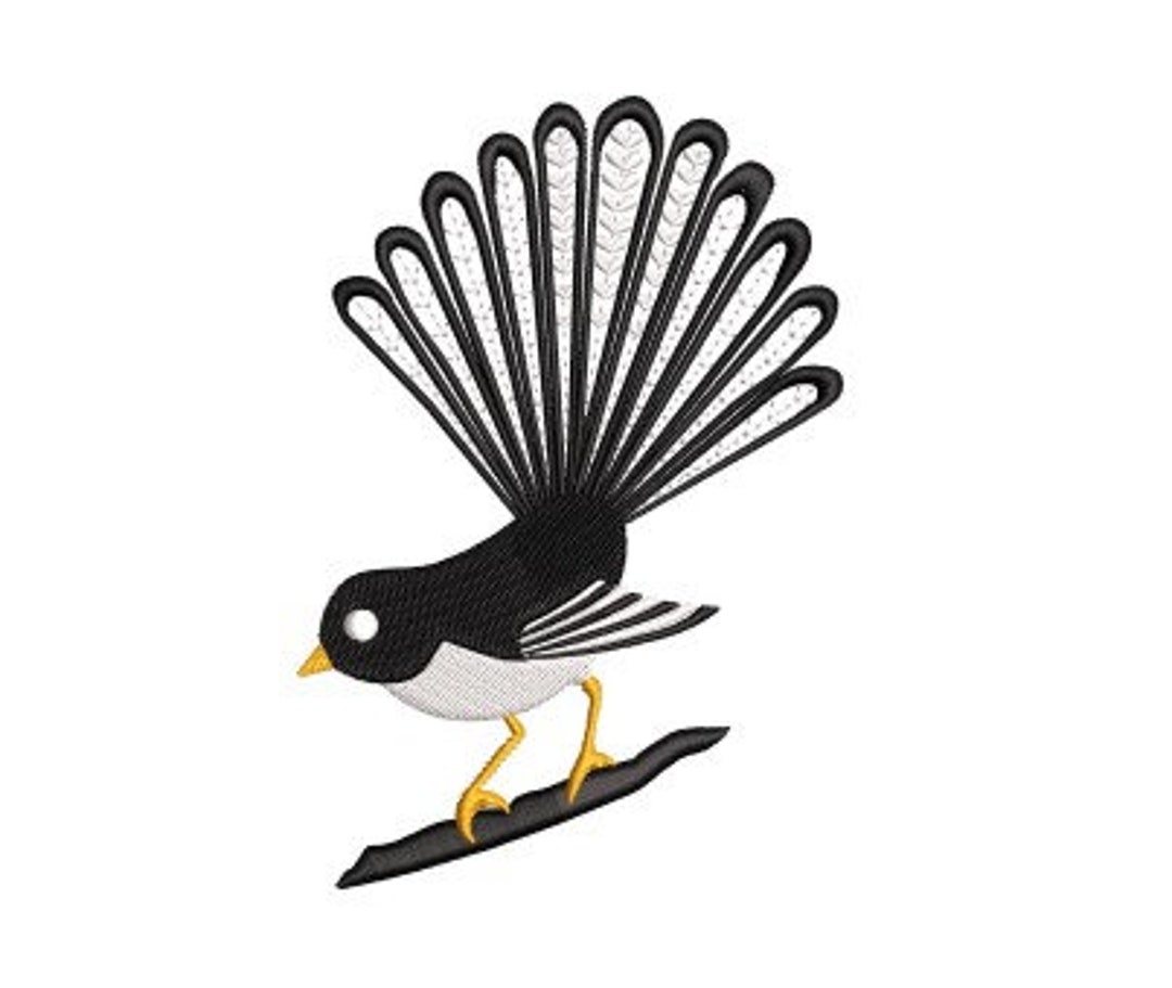 Fantail / Sparrow Bird Coloured 2 Sizes Will Fit 4x4 6x6 Hoops - Etsy