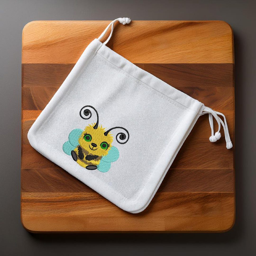 Bubbles the Bee - Size 2.87 X 3.01 Inches - Machine Embroidery Hoop ...
