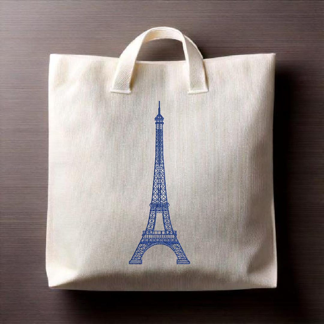 Eiffel Tower Paris - Machine Embroidery Hoop Design - Digital Download ...