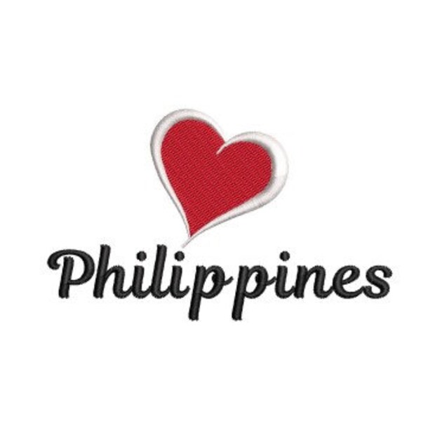 Philippine Flag Embroidery - Etsy