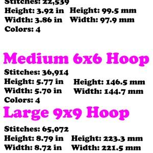 Salem the Black and White Cat 3 Sizes Will Fit 4x4 6x6 9x9 Hoops These ...