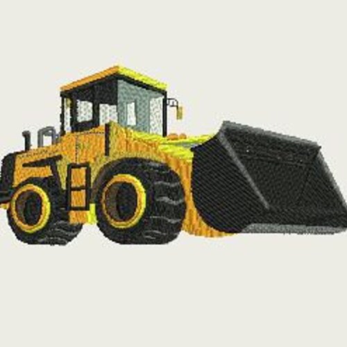 Wheel Loader Machine Embroidery Design - Etsy