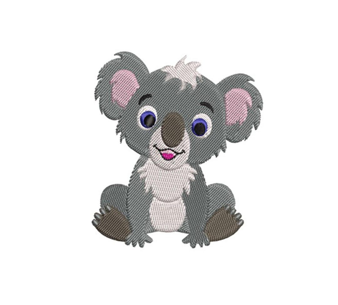 Kenny the Koala Size 3.18 X 2.76 Incehs Machine Embroidery Design Which ...