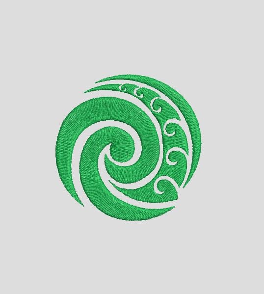 Koru Large Embroidery Design - Etsy Australia