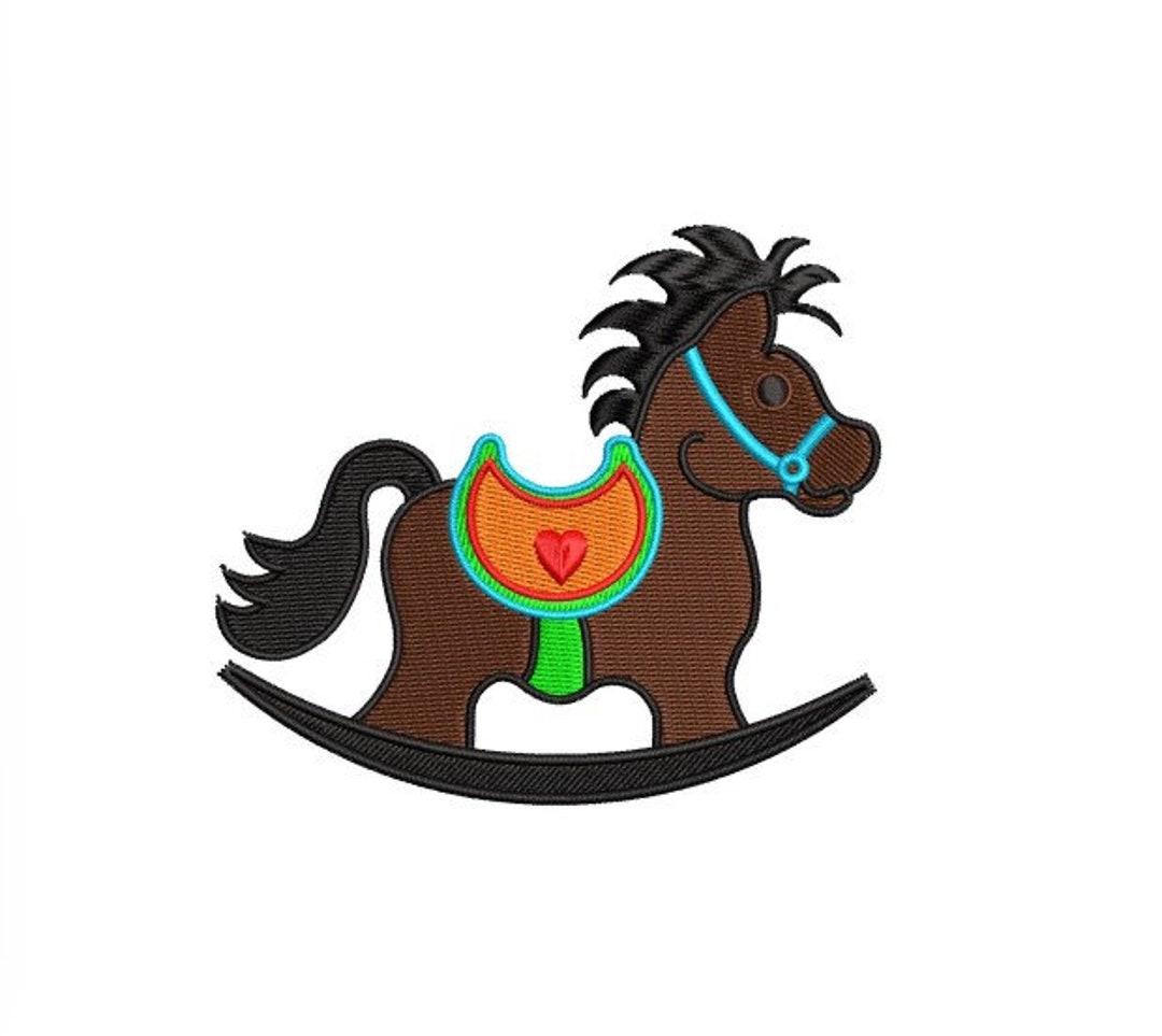 Rodney the Rocking Horse Will Fit a 4x4 Hoop This is a Machine ...