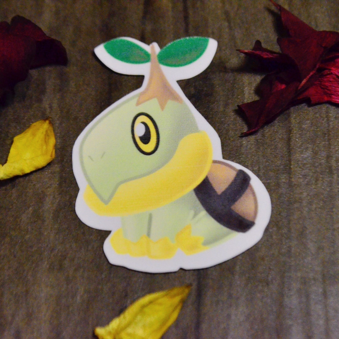 Turtwig Pokemon Inspired Glossy Sticker - Etsy