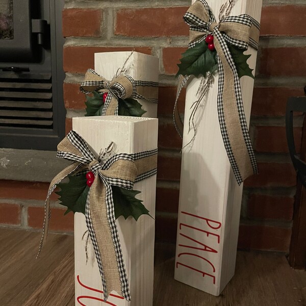 Holiday Blocks - Etsy