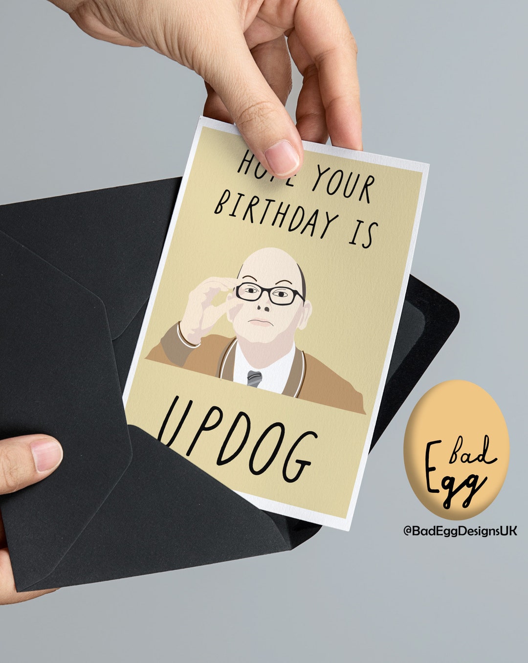 Badegg Colin Robinson updog Birthday Card What We Do in the Shadows ...