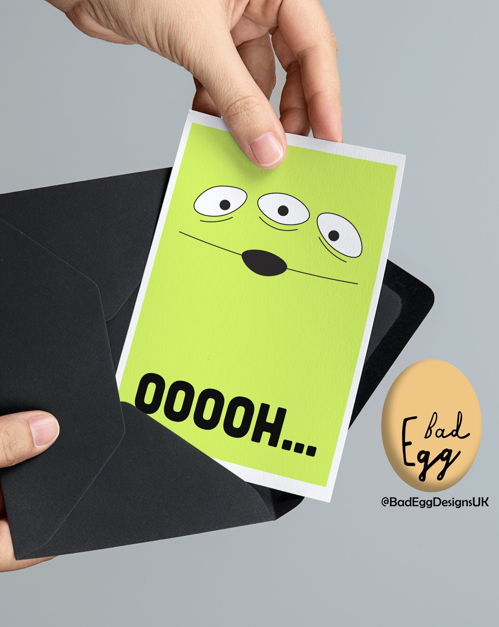 Badegg Toy Story Inspired Card ooooh Alien Greetings Card by ...