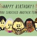 The Walking Dead Birthday Card Badegg happy Birthday You Survived ...