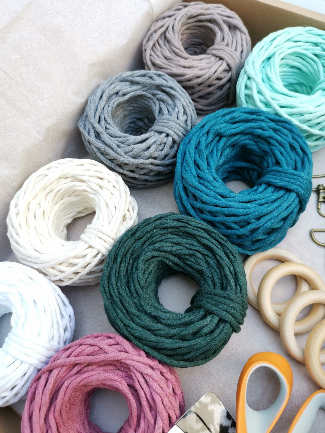 Macrame Starter Kit, DIY Macrame, Macrame Supplies, Plant Hanger Kit ...