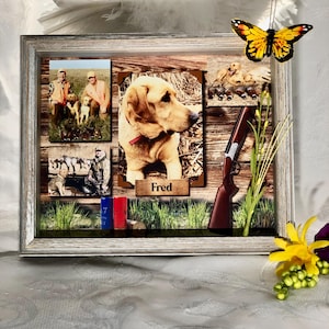 Hunters Framed Custom Artwork, Hunting Frame, Duck Hunting, Hunting Dog ...