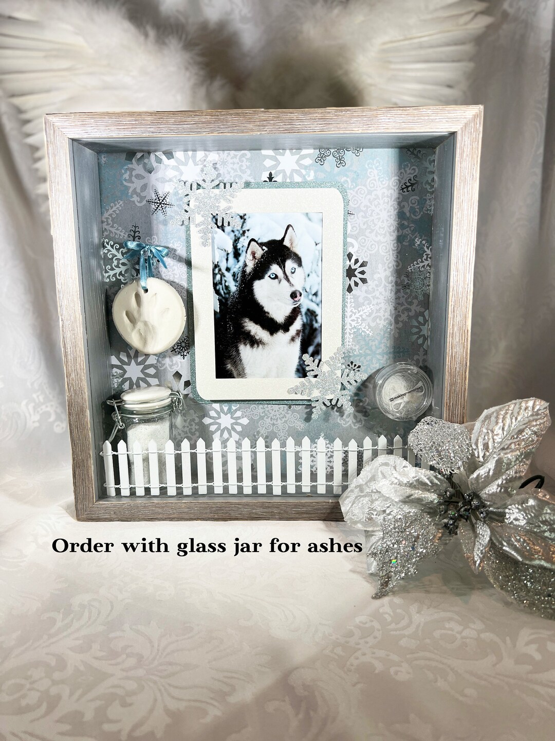 Pet Shadow Box, Rainbow Bridge Wall Art, Farmhouse Decor Shadow Box ...