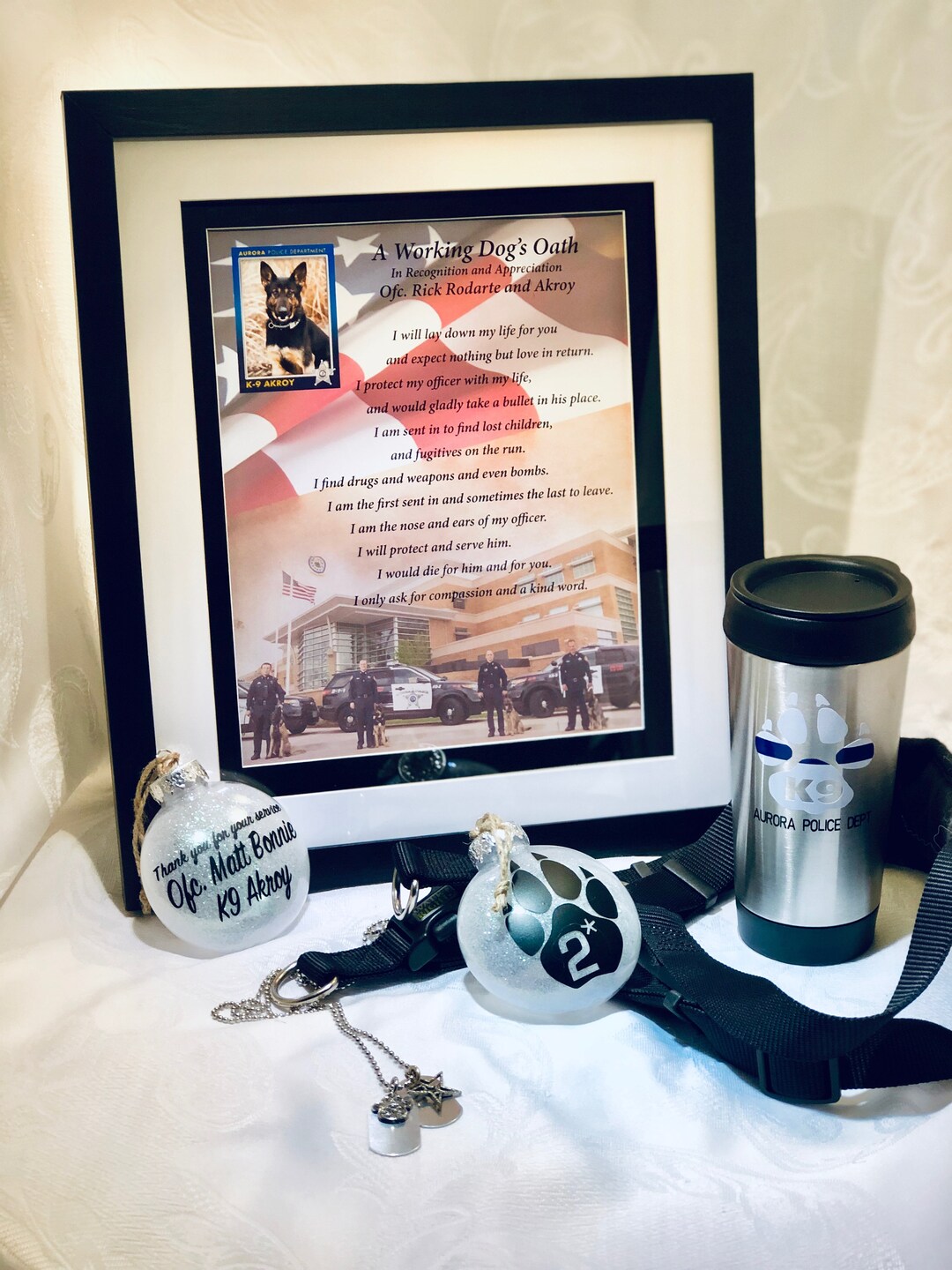 K9 Police Dog Wall Art, Police Dog Memorial Wall Art, Working Dog Wall ...