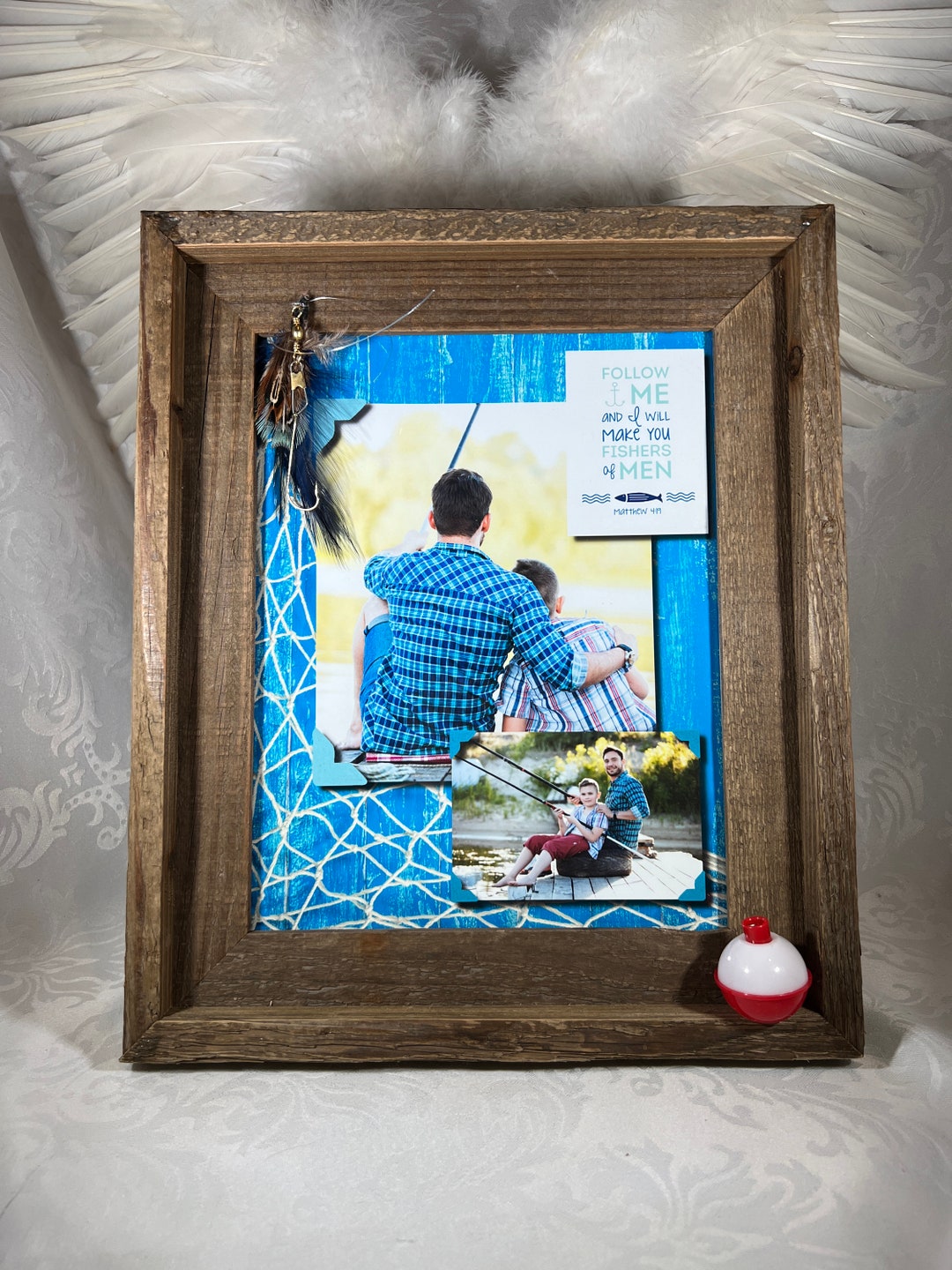8x10 Custom Fishing Frame, (limited Frames Available!) Fisherman ...