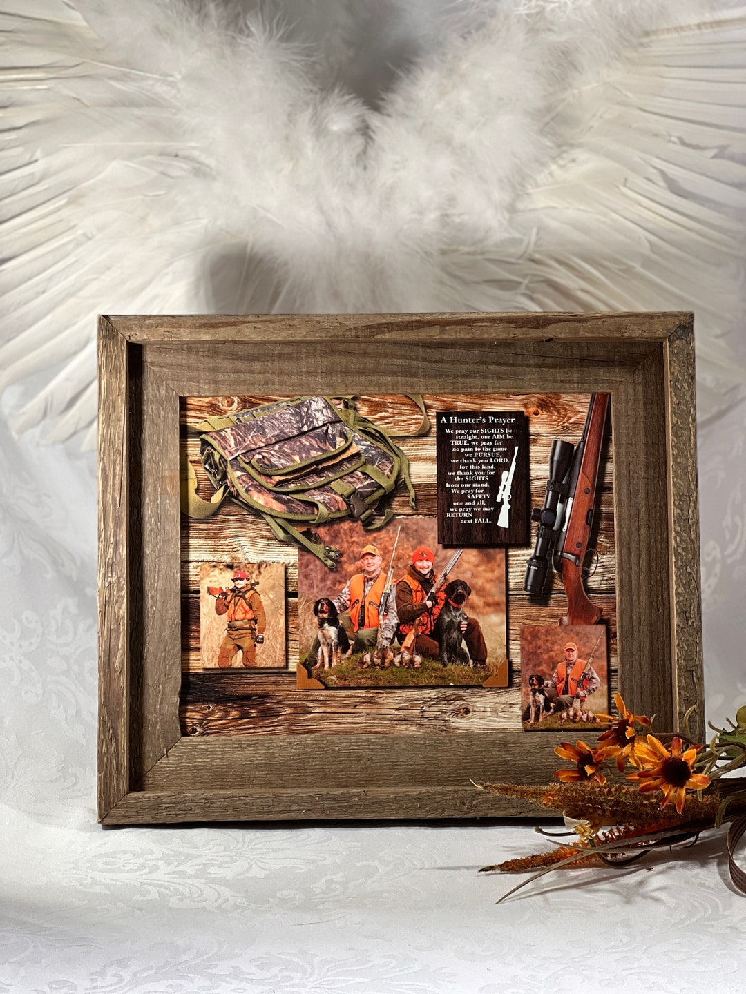 Hunters Framed Custom Artwork, Hunting Shadow Box, Duck Hunting ...